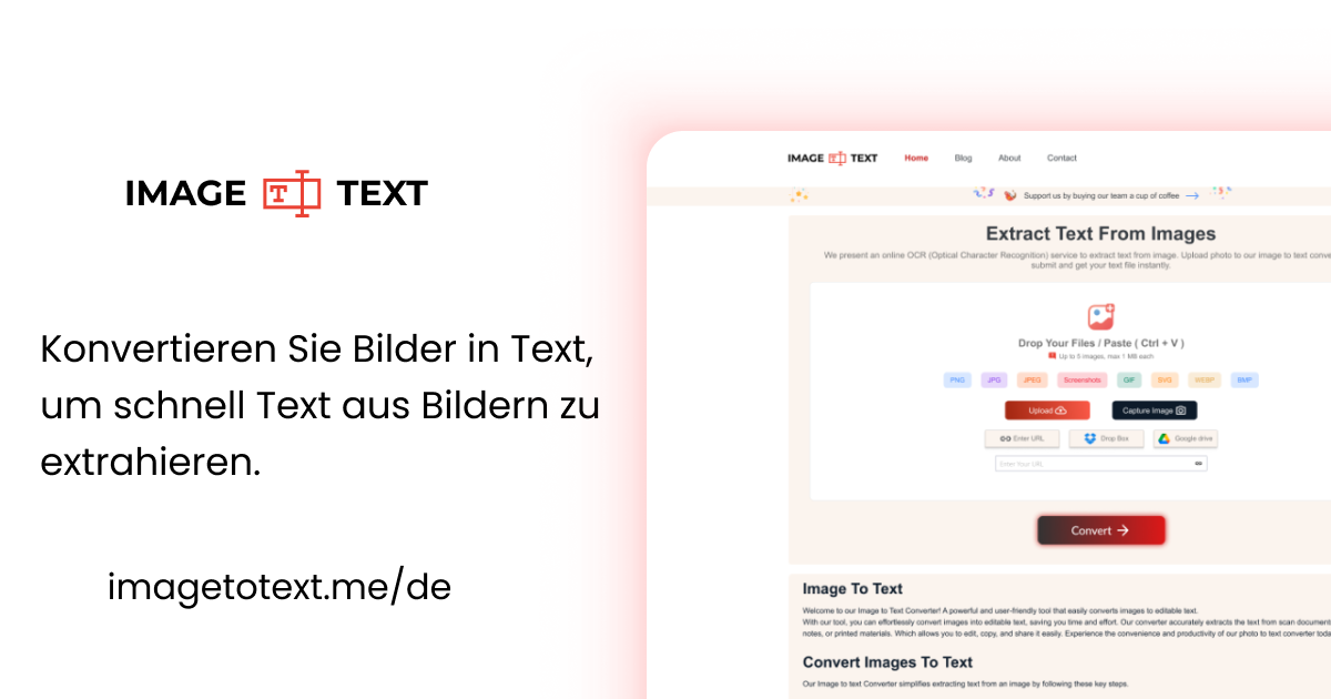 Bild zu Text - Bild in Text Umwandeln
